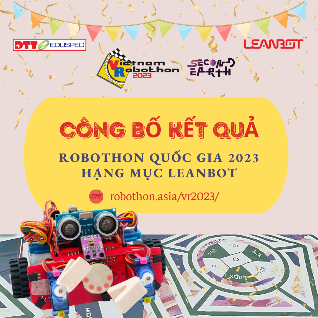Công bố Kết quả Robothon Quốc gia 2023 – Hạng mục Leanbot – LEANBOT